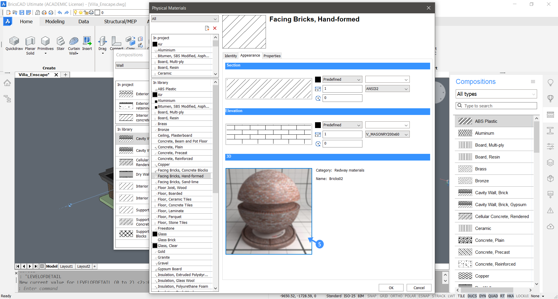 Enscape Integration – Bricsys Support and Help Center
