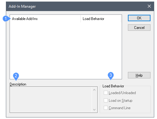 ADDINMAN command - BricsCAD | Bricsys Help Center