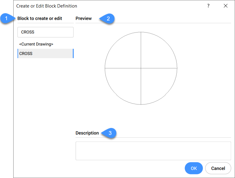Create or Edit Block Definition dialog box - BricsCAD | Bricsys Help Center