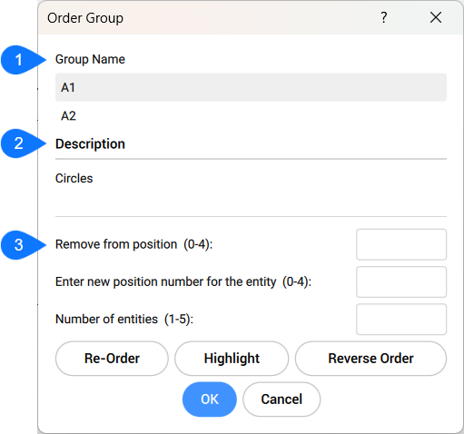 GROUP command - BricsCAD | Bricsys Help Center