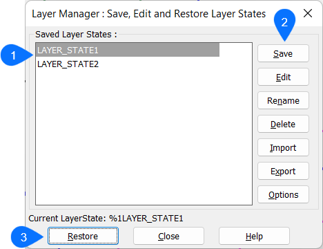 LMAN command (Express Tools) - BricsCAD | Bricsys Help Center